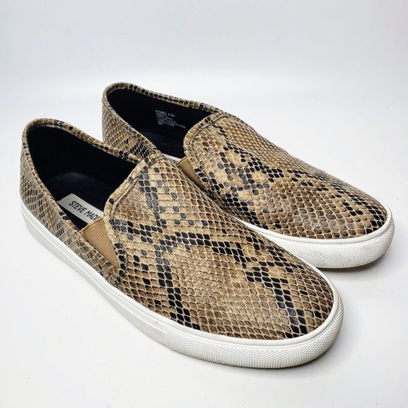 Steve Madden | Shoes | Steve Madden Symba Snakeskin Pattern Loafers 95m ...